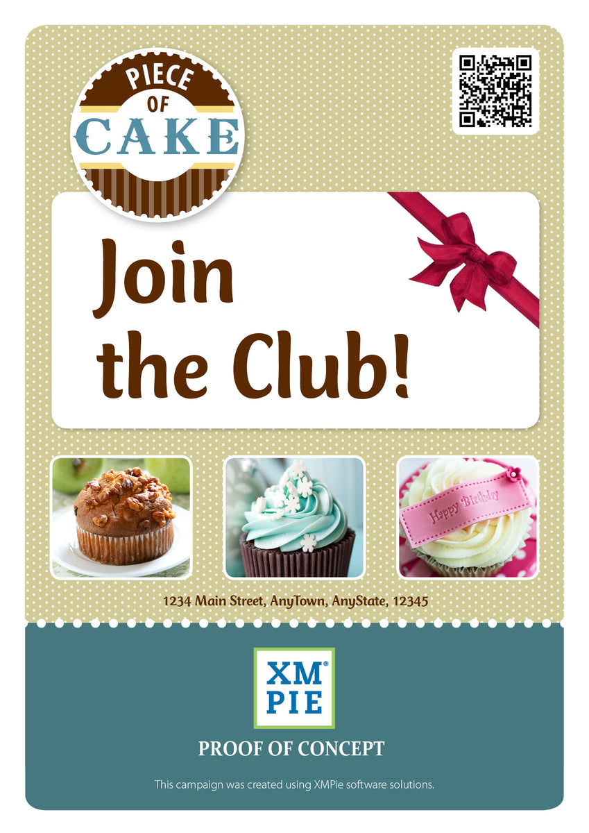 Join the Club Poster – xmpie-demo